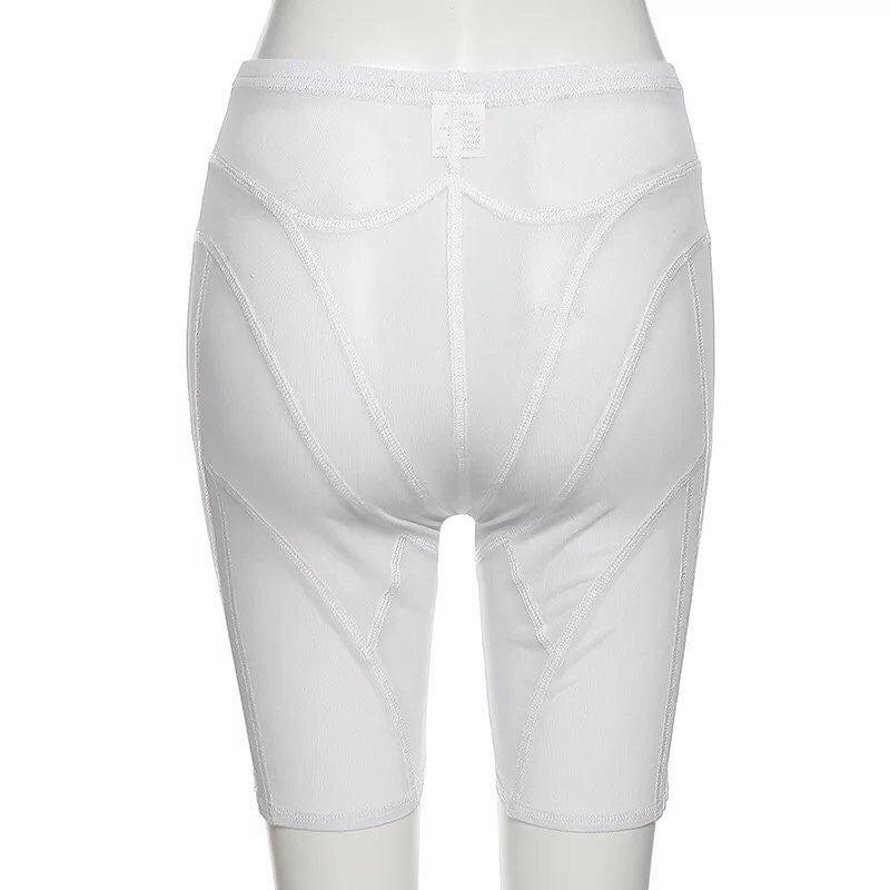 White mesh tights – SHARIF CLOSET